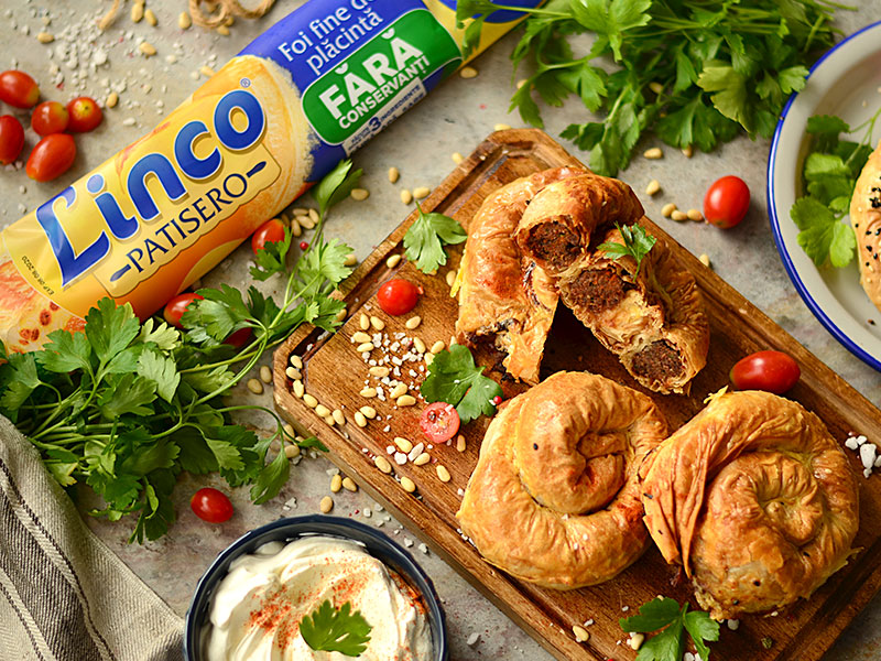 Învârtite orientale – cu carne de miel și fructe uscate - Linco PATISERO